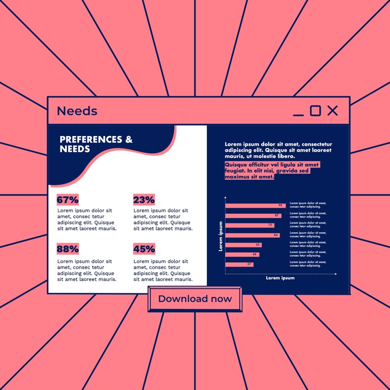 UX Research Design Presentation Report in Powerpoint for Product ...