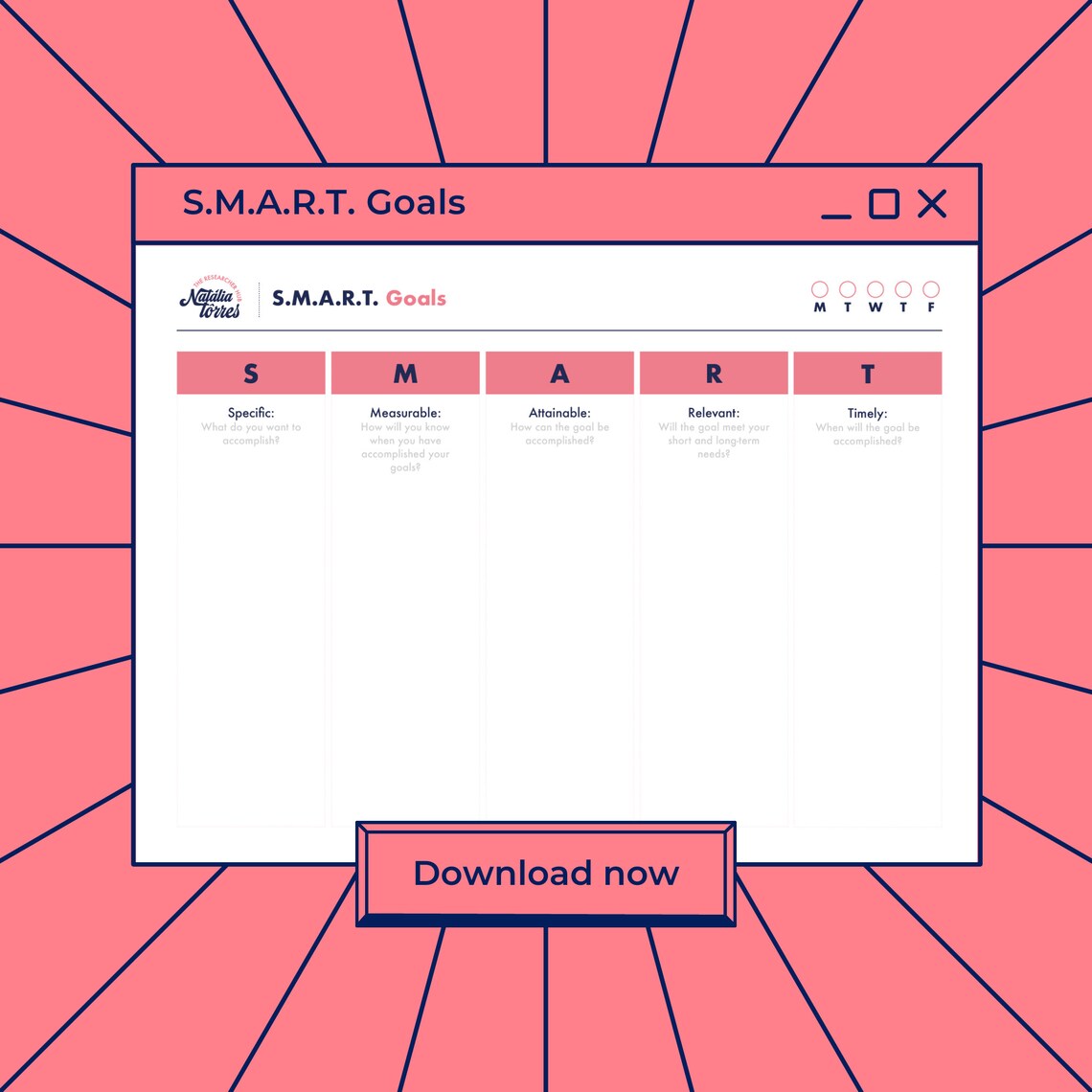 SMART Goals Business Plan Template for Strategists and Product ...