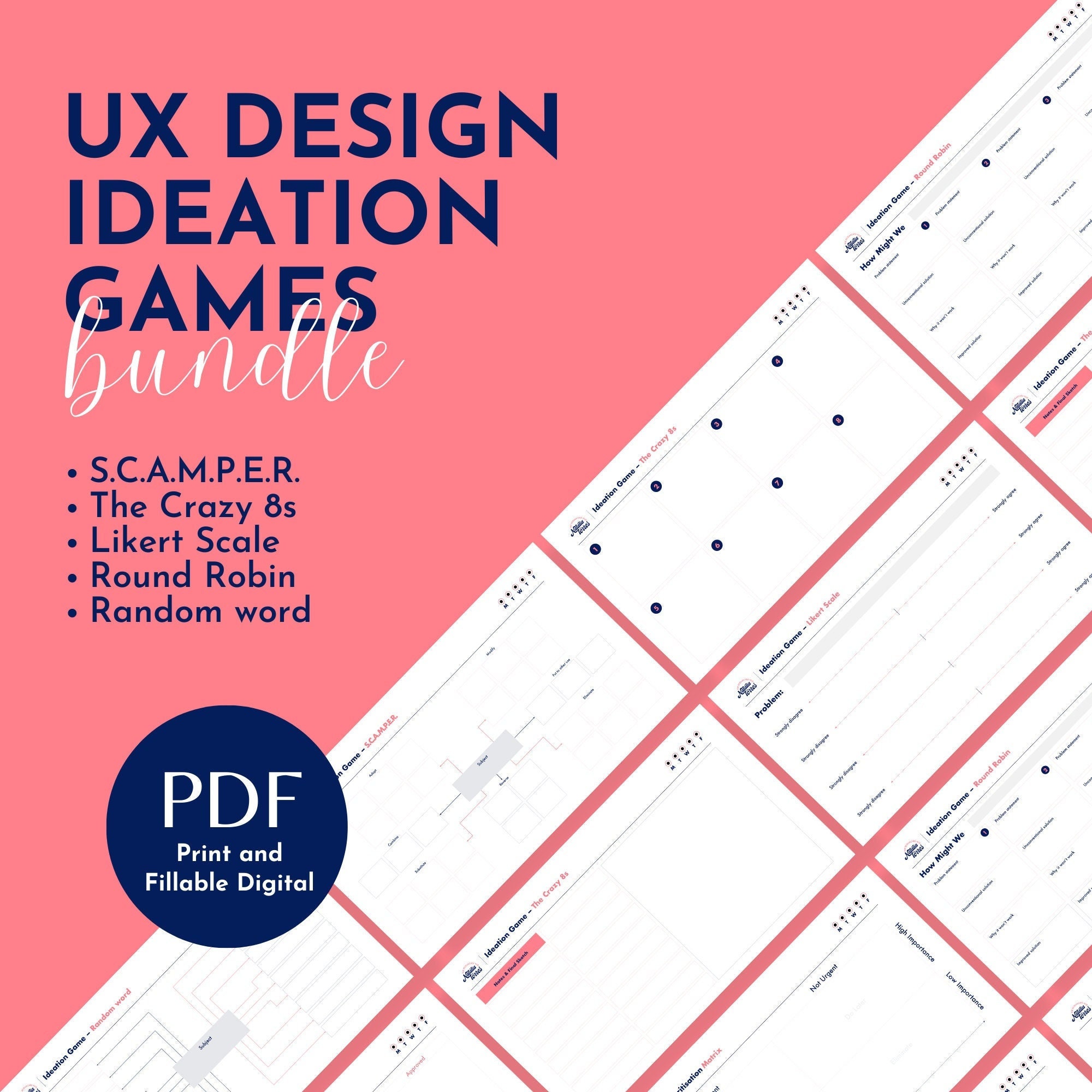 UX Design Ideation Phases Brainstorming Games for Facilitation Sessions ...