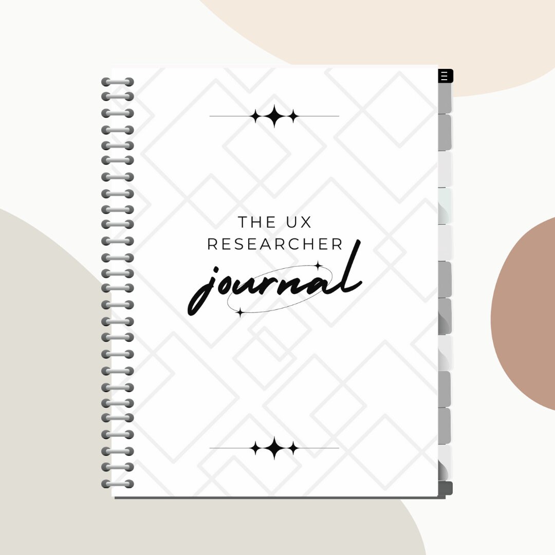 UX Design Printable Templates for Researchers, User Interviews ...