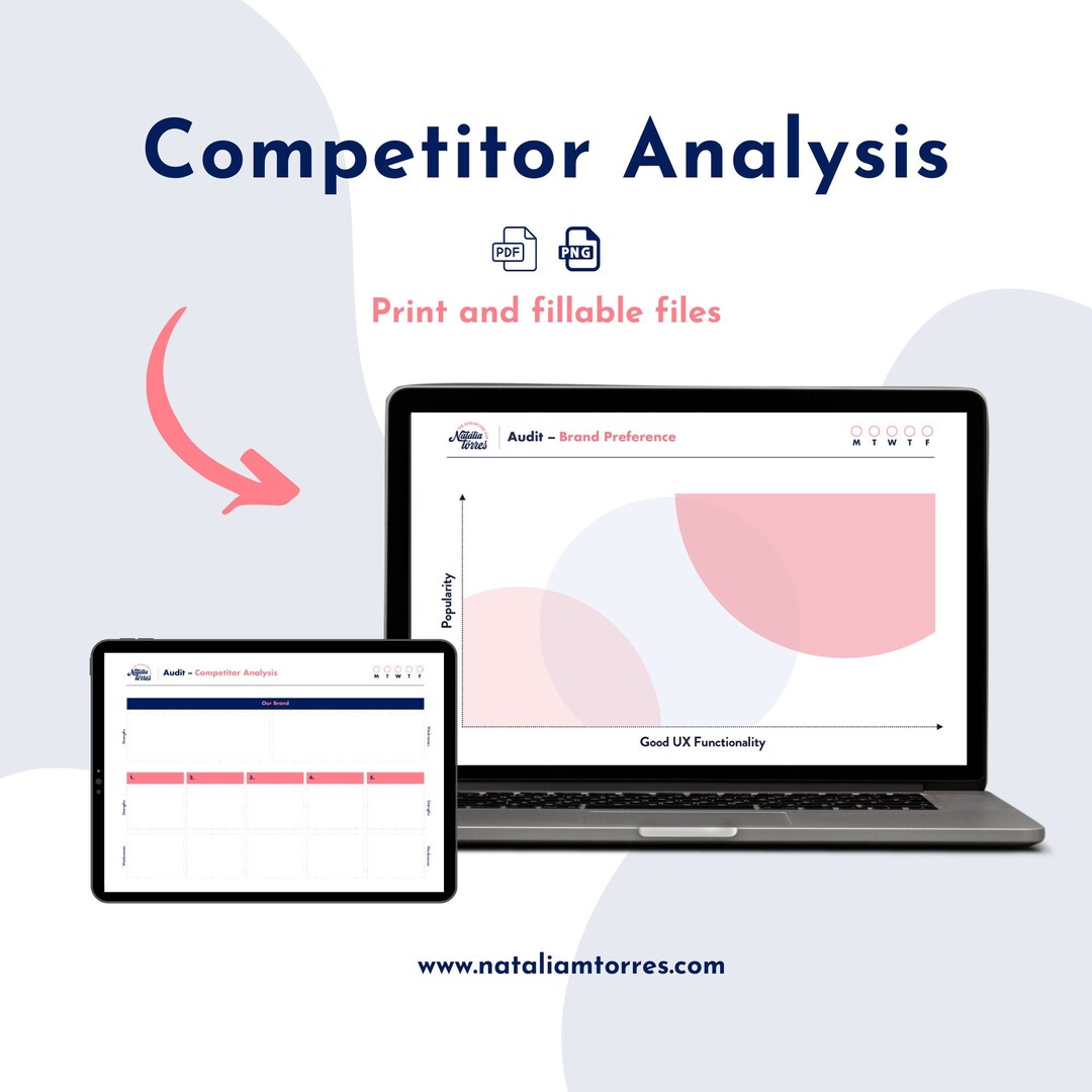 Competitor Analysis Templates for UX Design, Business and Marketing ...