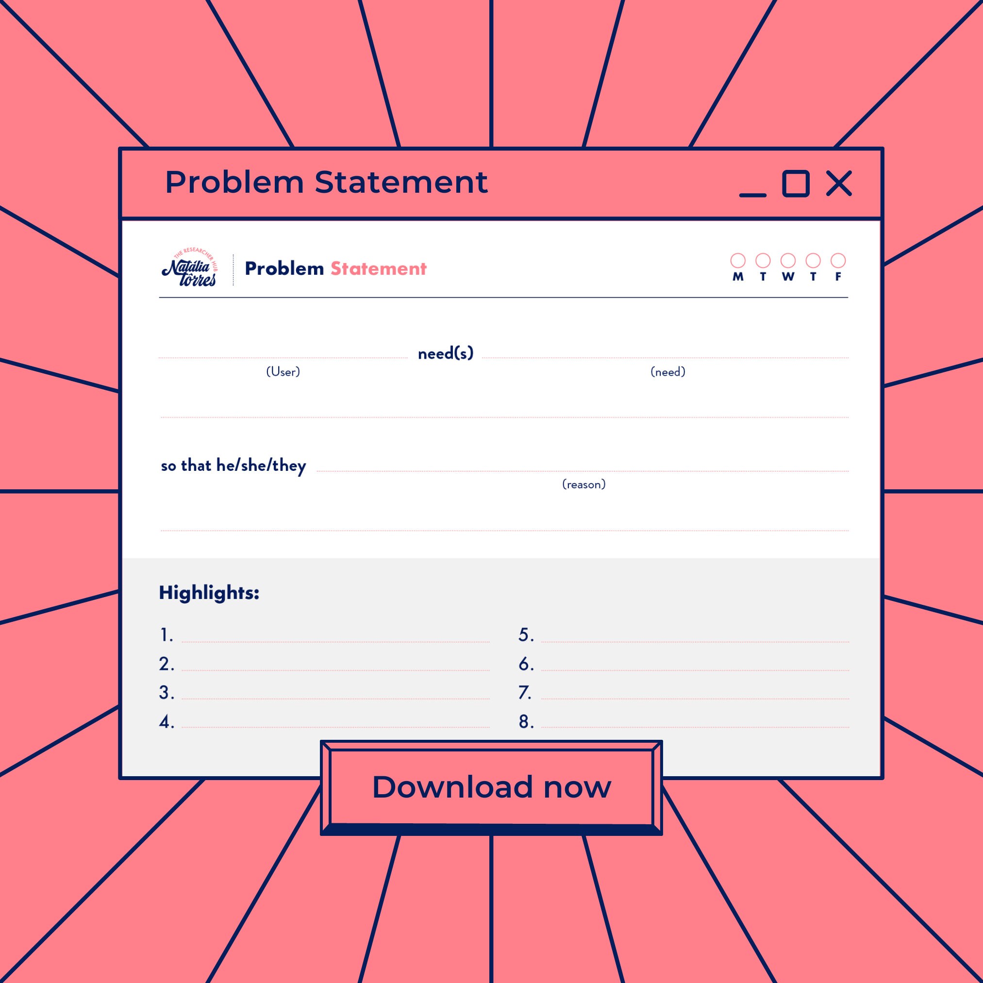 Problem Statement Define Process for UX Design and Business Strategy ...