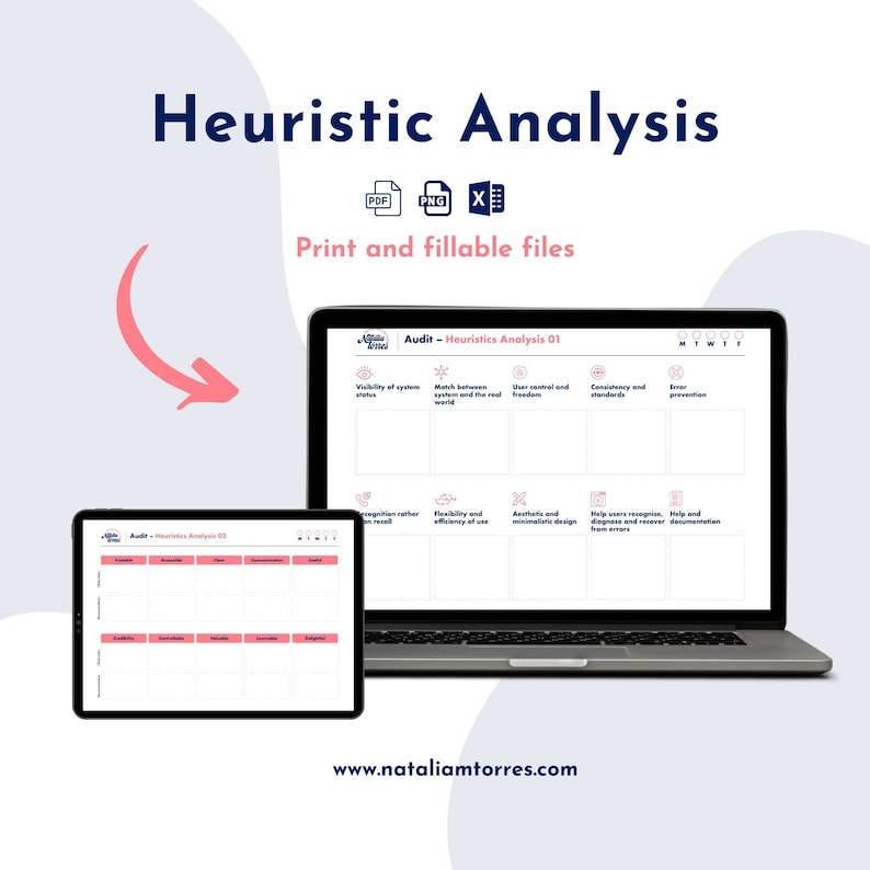 Heuristics Analysis Ux Design Templates For Creative Designers Ux