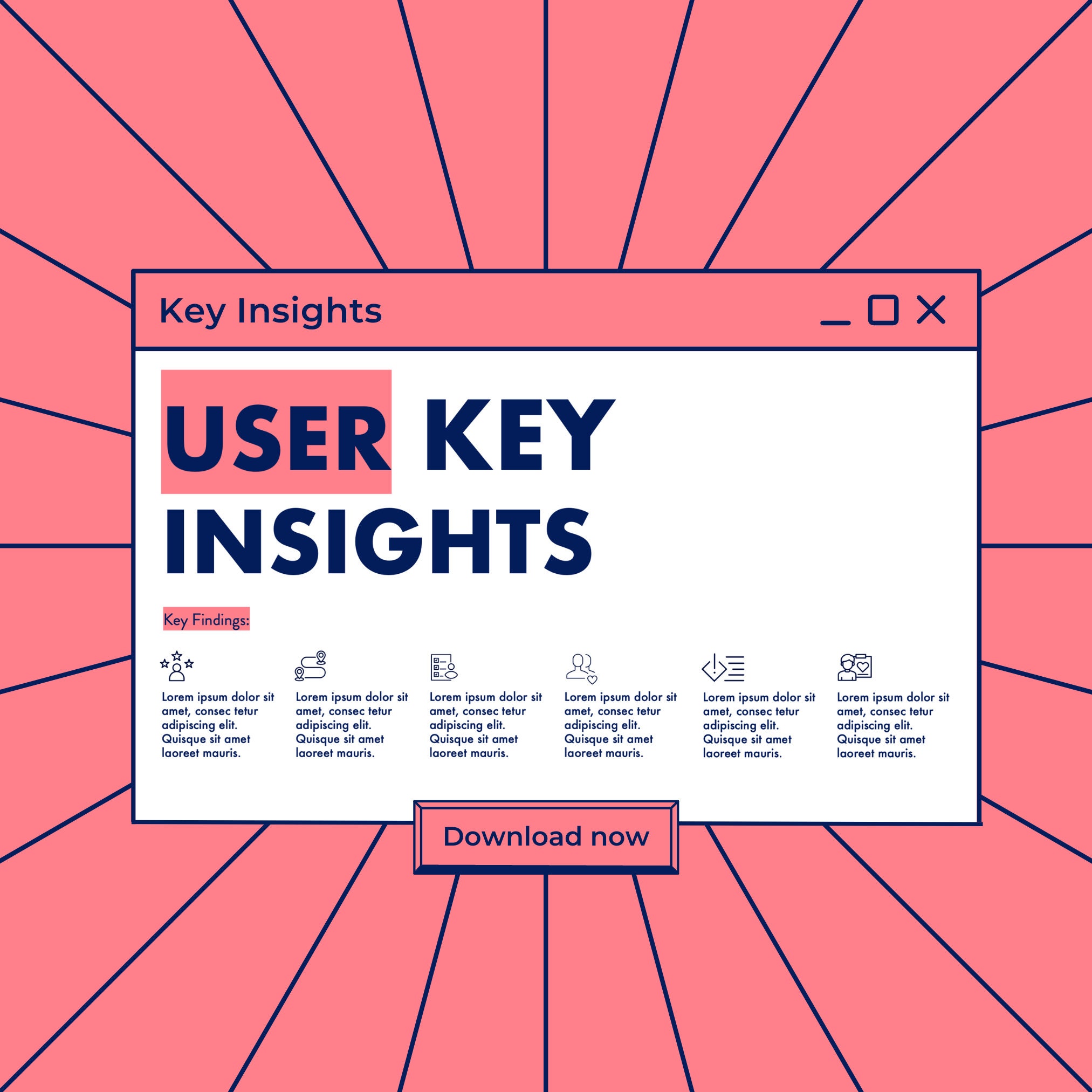 UX Research Design Presentation Report in Powerpoint for Product ...