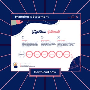 Hypothesis Statement for Problem Solving and User Experience Design, UX ...