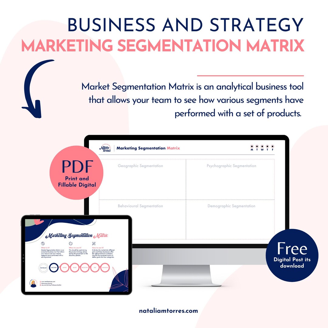 Market Segmentation Matrix Plan Strategy for Business Development and ...