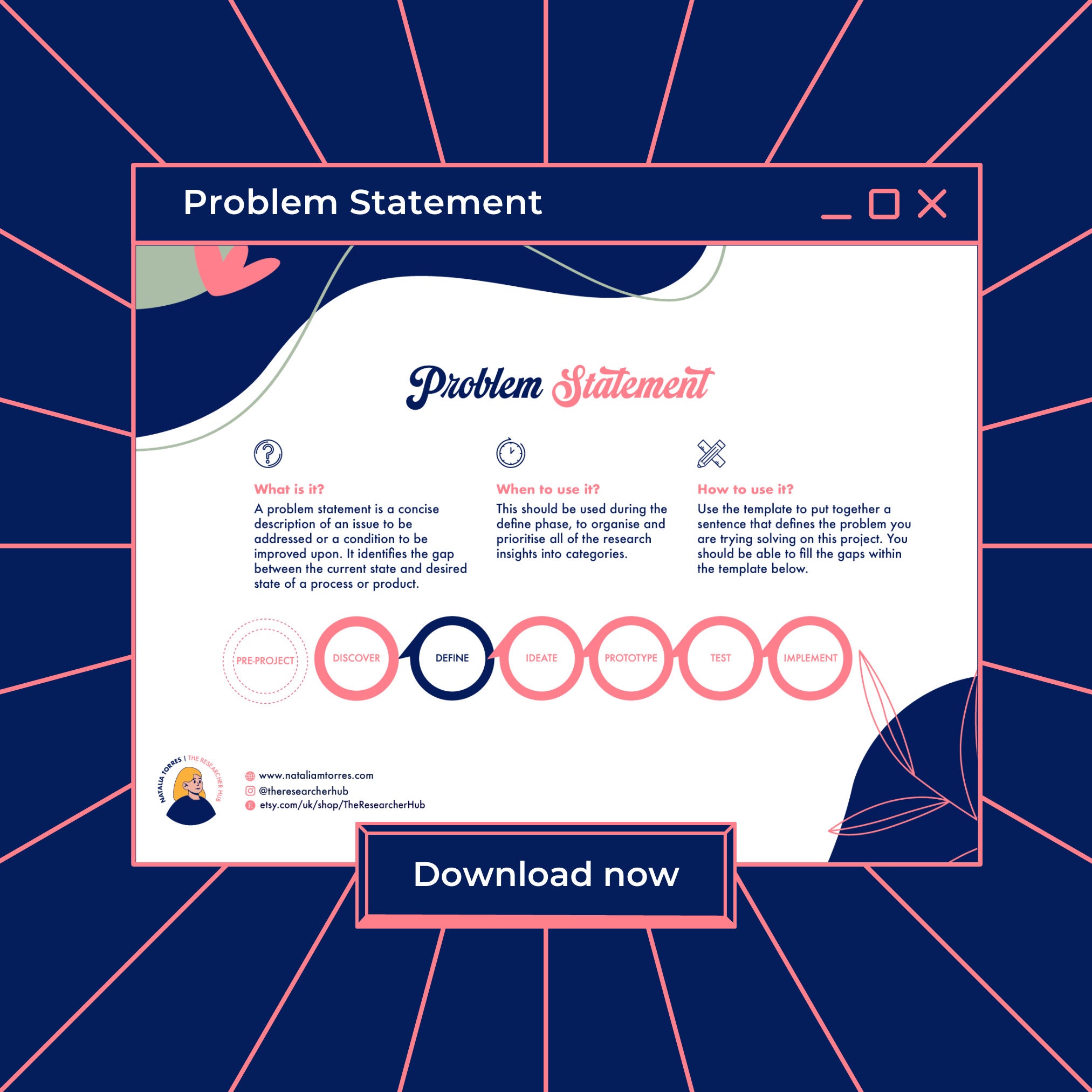 Problem Statement Define Process for UX Design and Business Strategy ...
