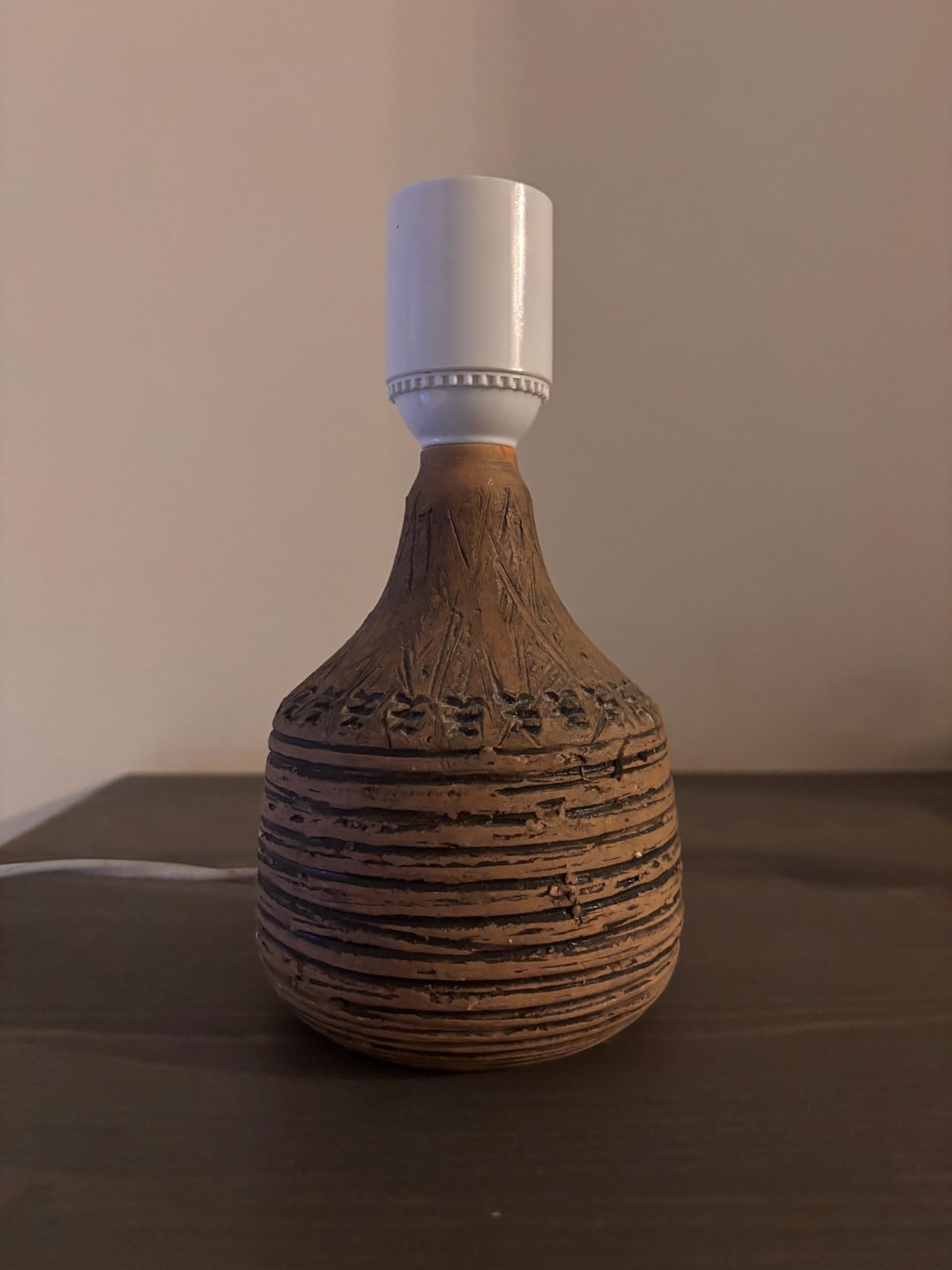 Vintage Ceramic Lamp Base - Etsy