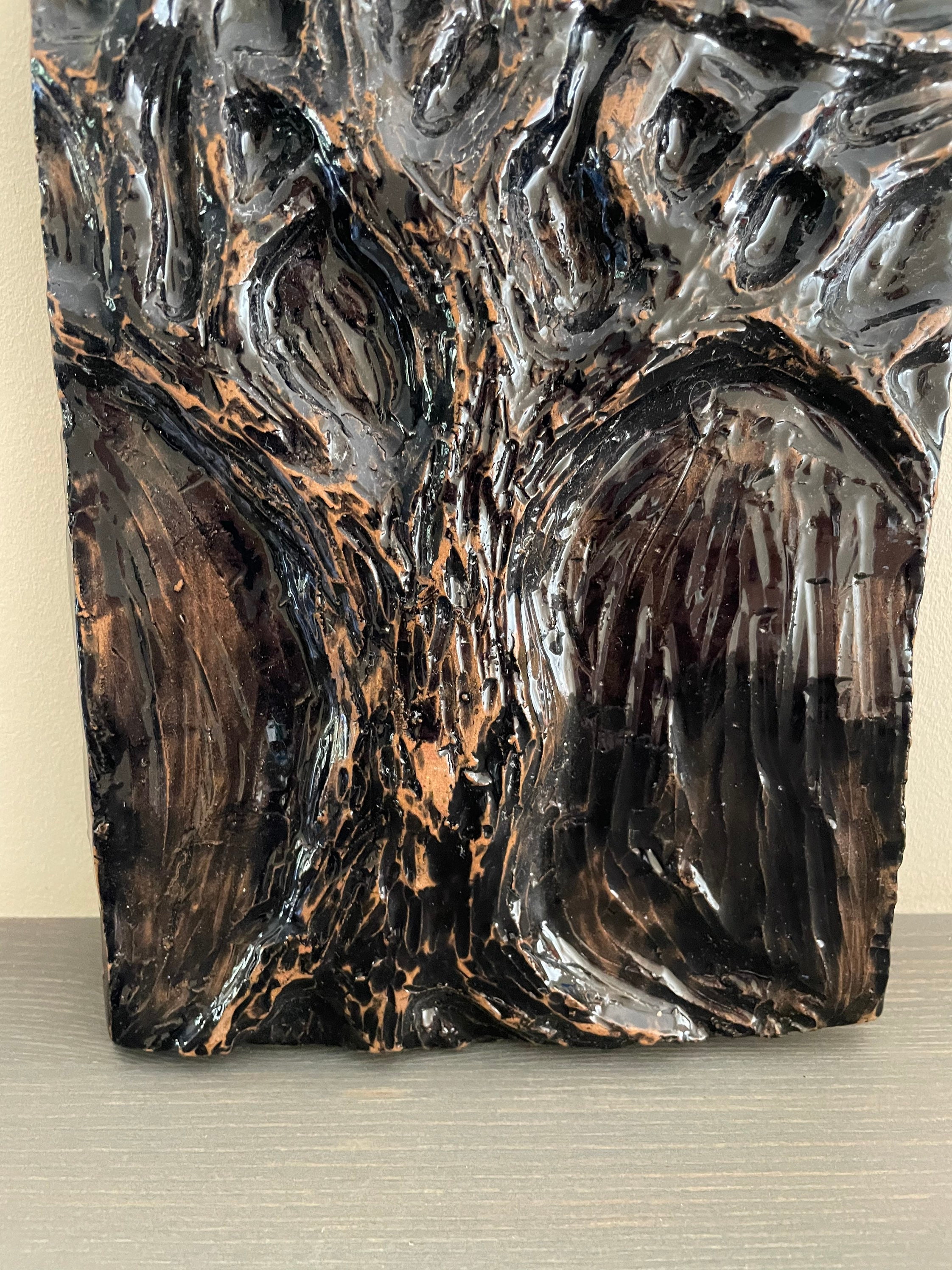 Vintage Ceramic Wall Plaque - Etsy