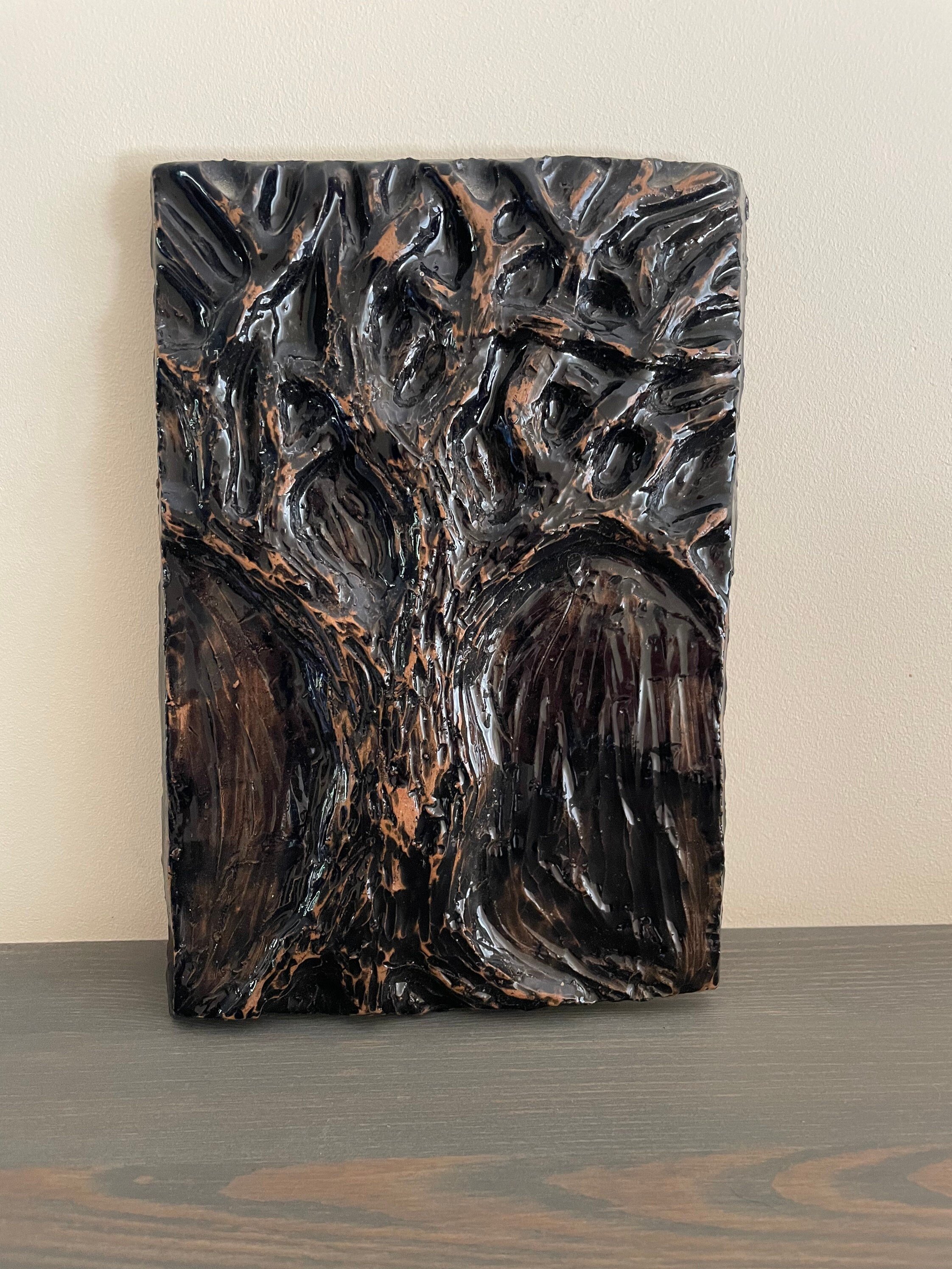 Vintage Ceramic Wall Plaque - Etsy