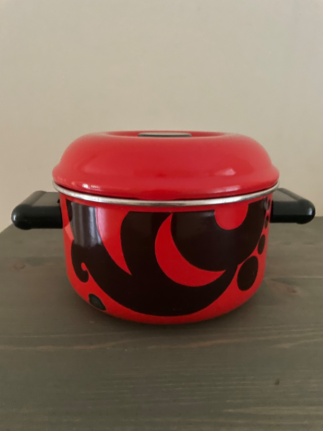 Arabia Finland Rondo Enamelled Pot - Etsy