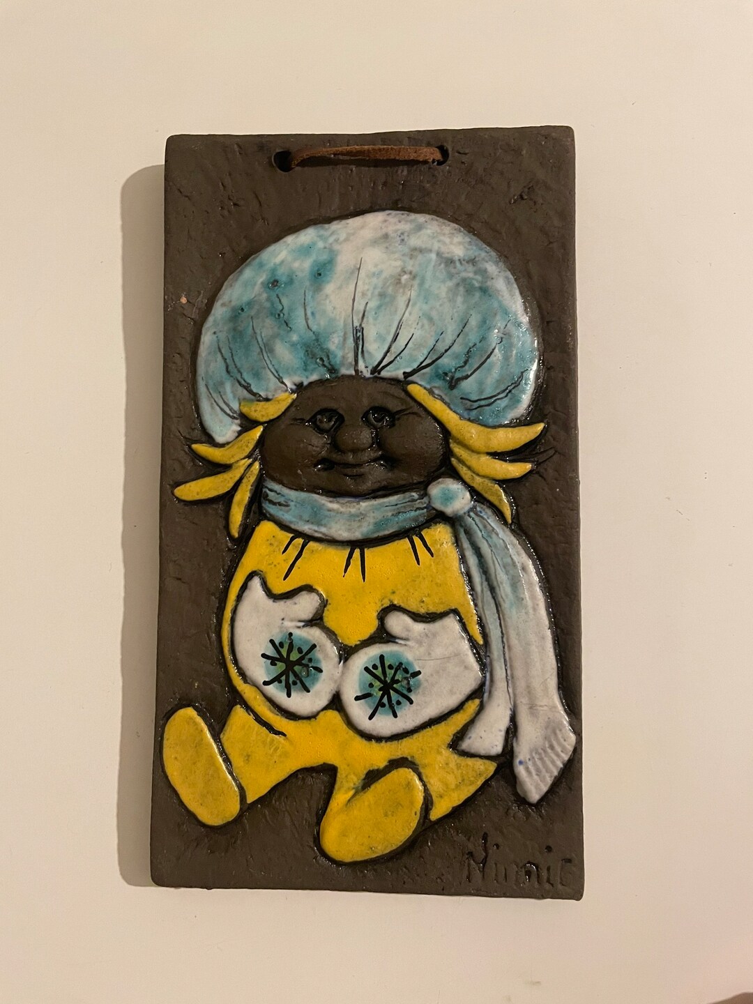 Ninnie Sweden Ceramic Wall Plaque - Etsy