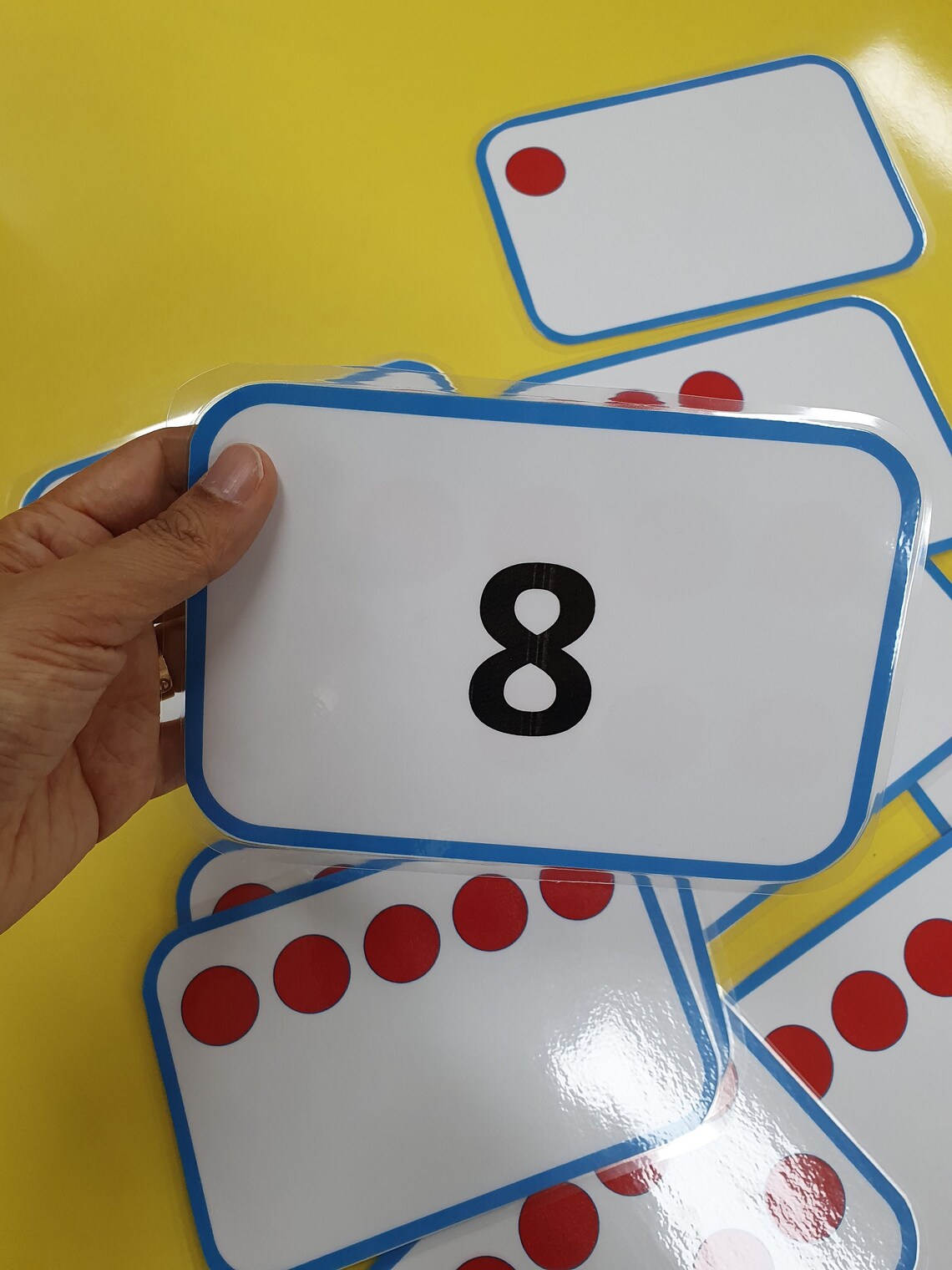 DOT FLASH CARD, Home School, Math, Count 10, Add, Subtraction ...