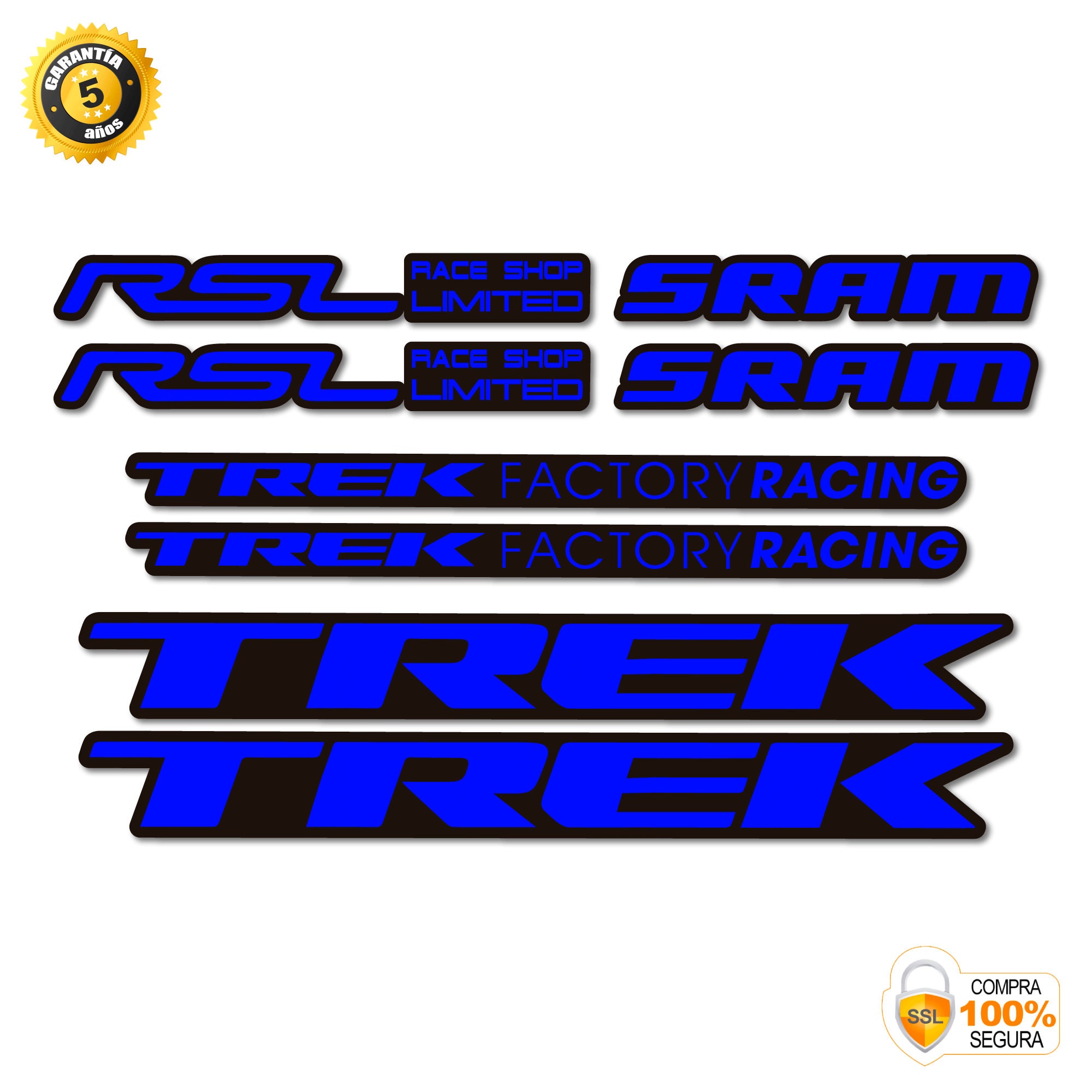 Frame Bike Stickers Trek Factory Racing RSL Bike Stickers | Etsy