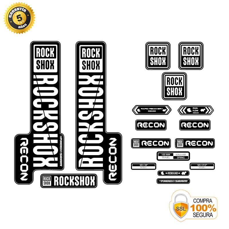 Fork Bike Stickers RockShox Recon 2019 29 Pegatinas - Etsy España