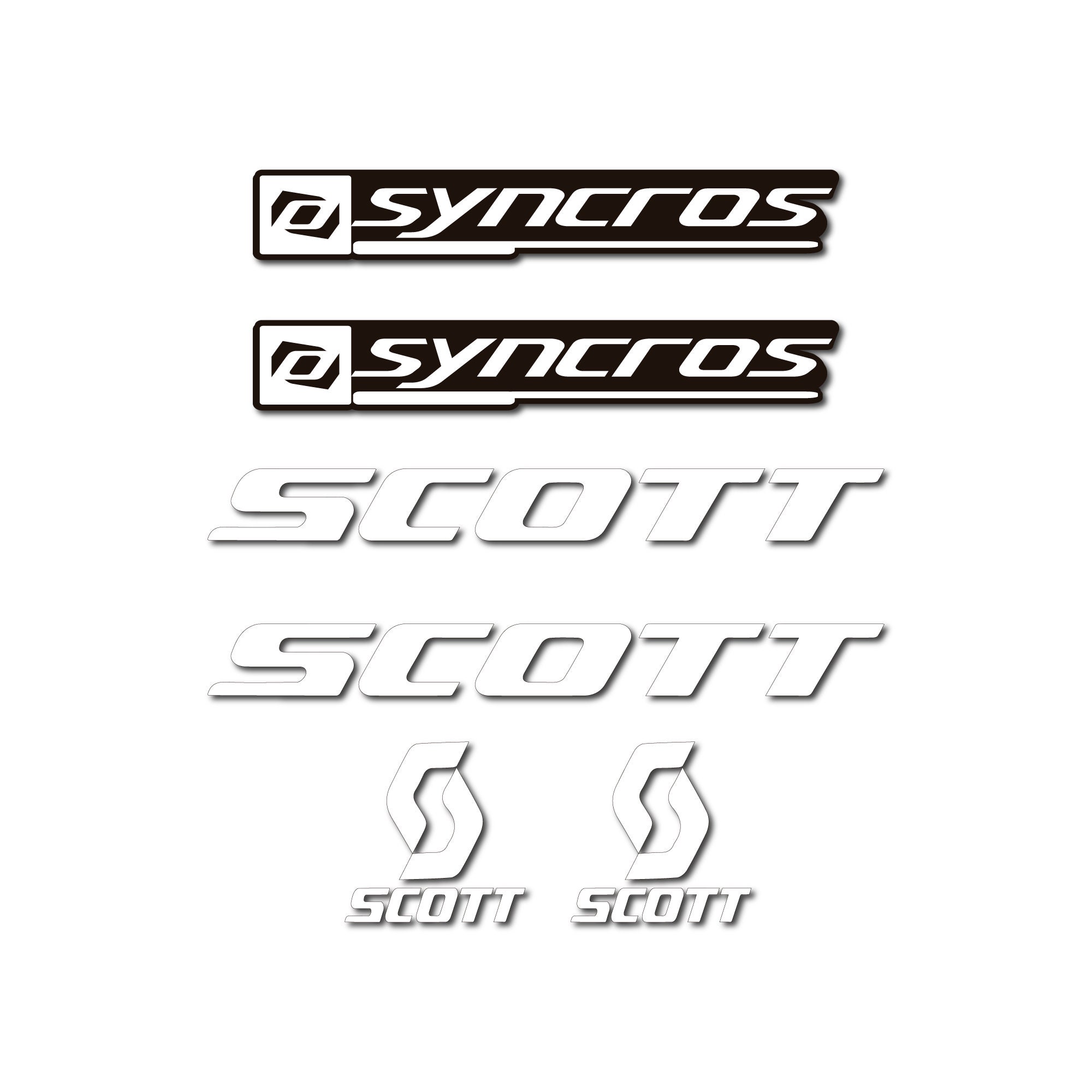 Frame Bike Stickers Syncros Scott Bike Stickers Fahrrad | Etsy