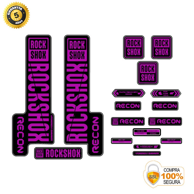 Fork Bike Stickers RockShox Recon 2019 29 Pegatinas - Etsy España