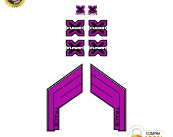 X Fusion Fork Decals - Etsy