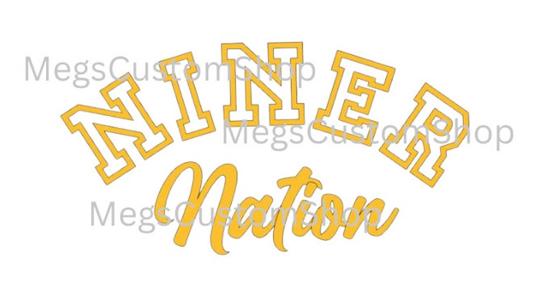 Niner Nation SVG, Niner Nation PNG, Niner Nation Hoodie, Niner Nation ...