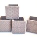 Mini Concrete Cubes Set of 4 Small Substantial Succulent Pots Set B ...