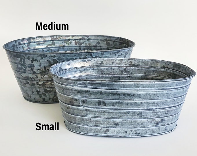 MEDIUM PLANTER 10.5" Long X 6.25" Wide X 4.25" Tall | Distressed ...