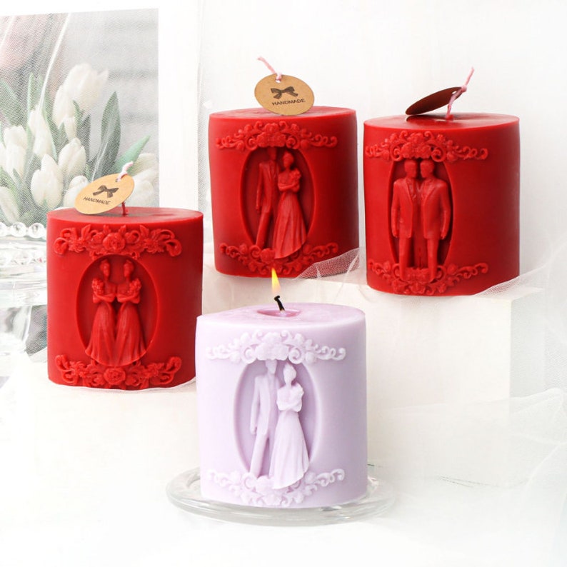 Wedding Couple Candle Mould: Romantic LGBTQ Decor - Etsy