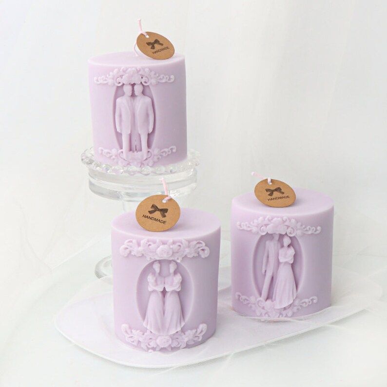 Wedding Couple Candle Mould: Romantic LGBTQ Decor - Etsy