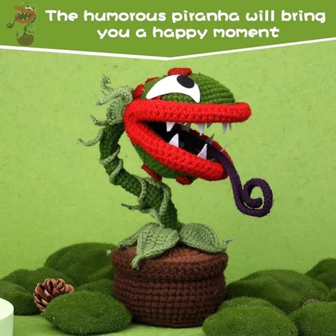 Venus Flytrap Crochet Kit: Halloween Creepy Plant Crafting - Etsy