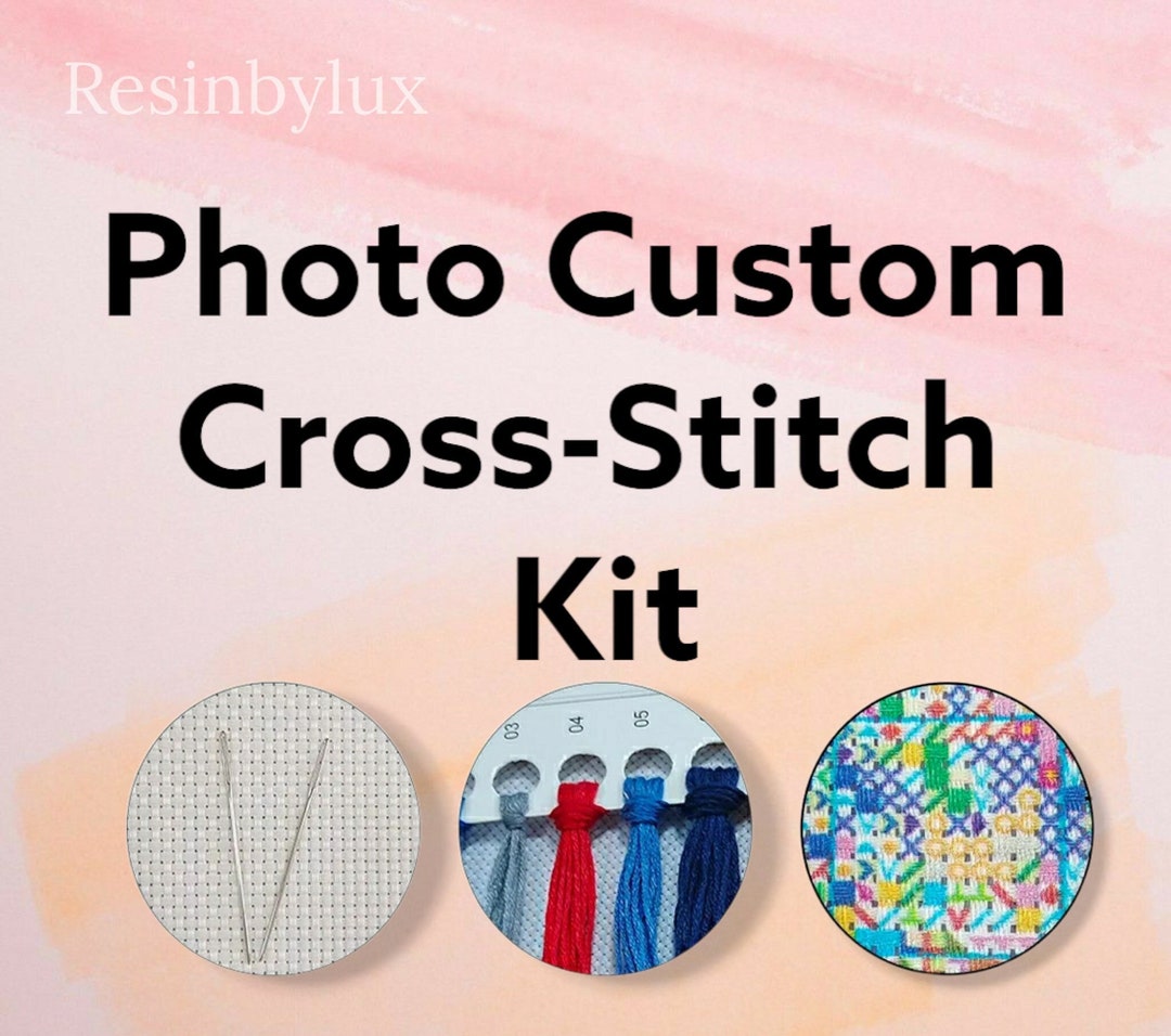 PHOTO CUSTOM Cross-stitch Kit Personalised Cross-stitch Kit Photo ...