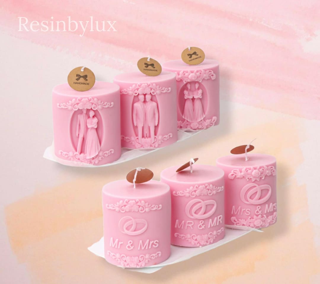 Wedding Couple Candle Mould: Romantic LGBTQ Decor - Etsy