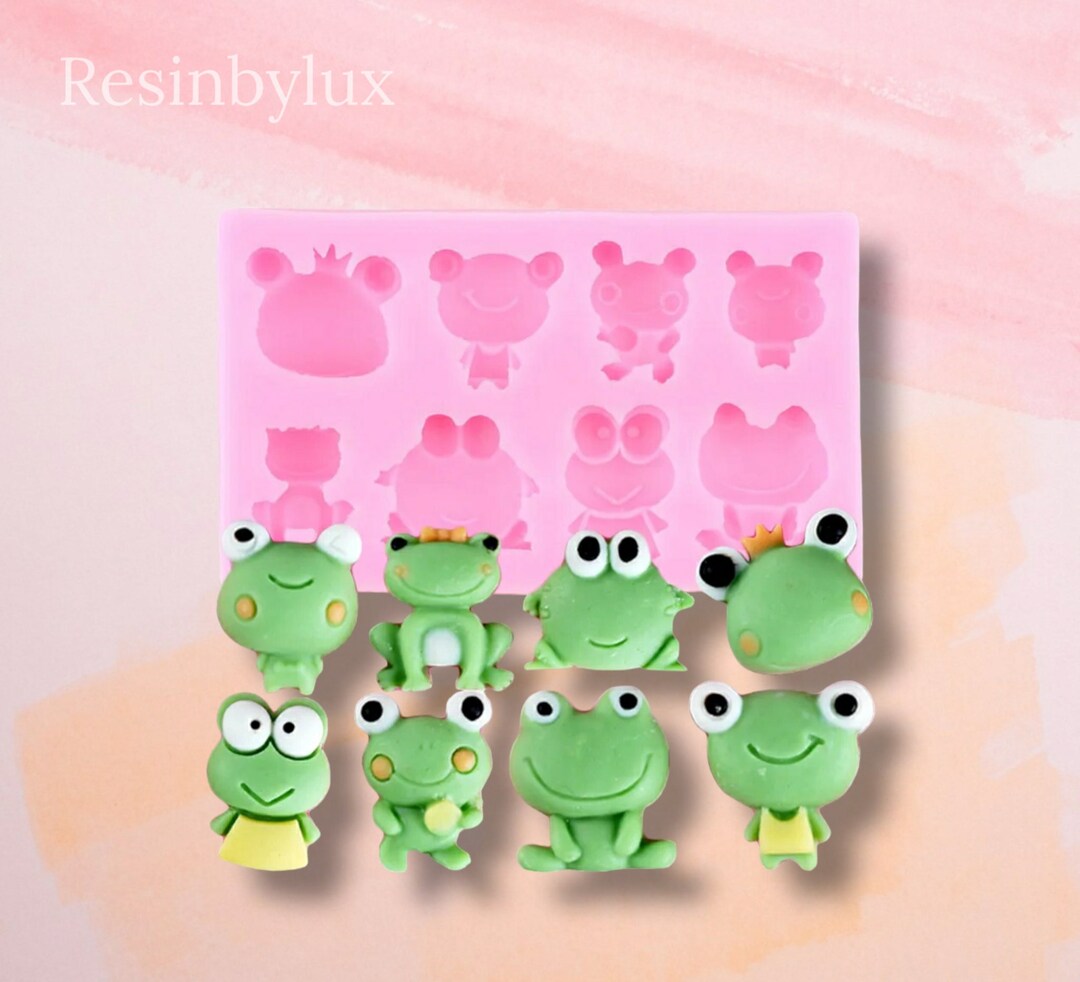 Small Frog Mould | Frog Moulds | Silicone Mould | Wax Melts Mould ...