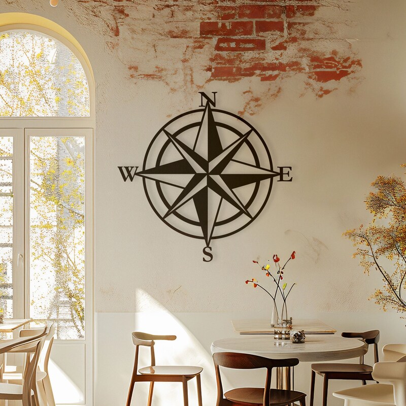 Compass Wall Art - Etsy