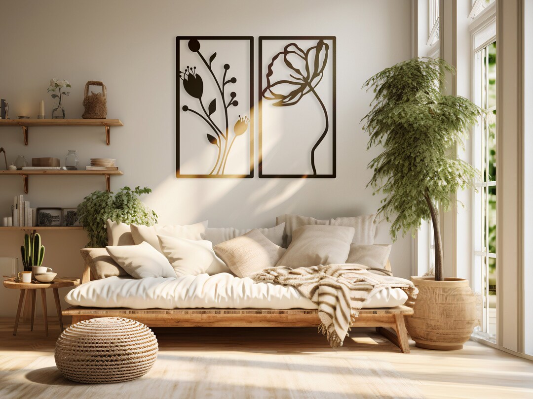 Wildflower Wall Decor Unique Art Flower Wall Decor for Flower Lover ...