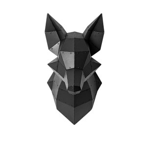 Fox Head Wall Mount Metal Sculpture Fox Sculpture Metal Wall Art Decor ...
