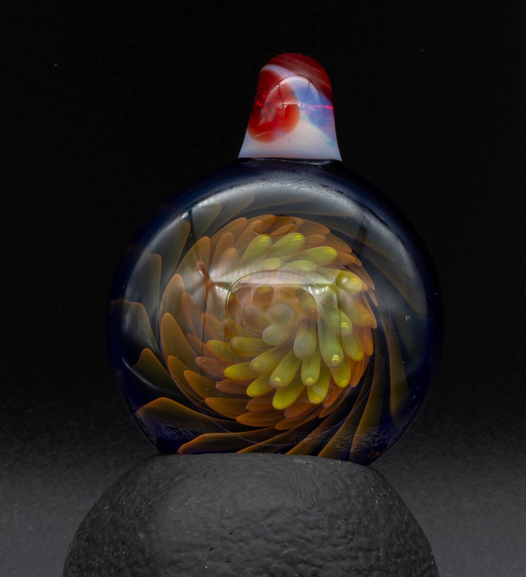 Fumed Borosilicate Implosion Pendant - Etsy