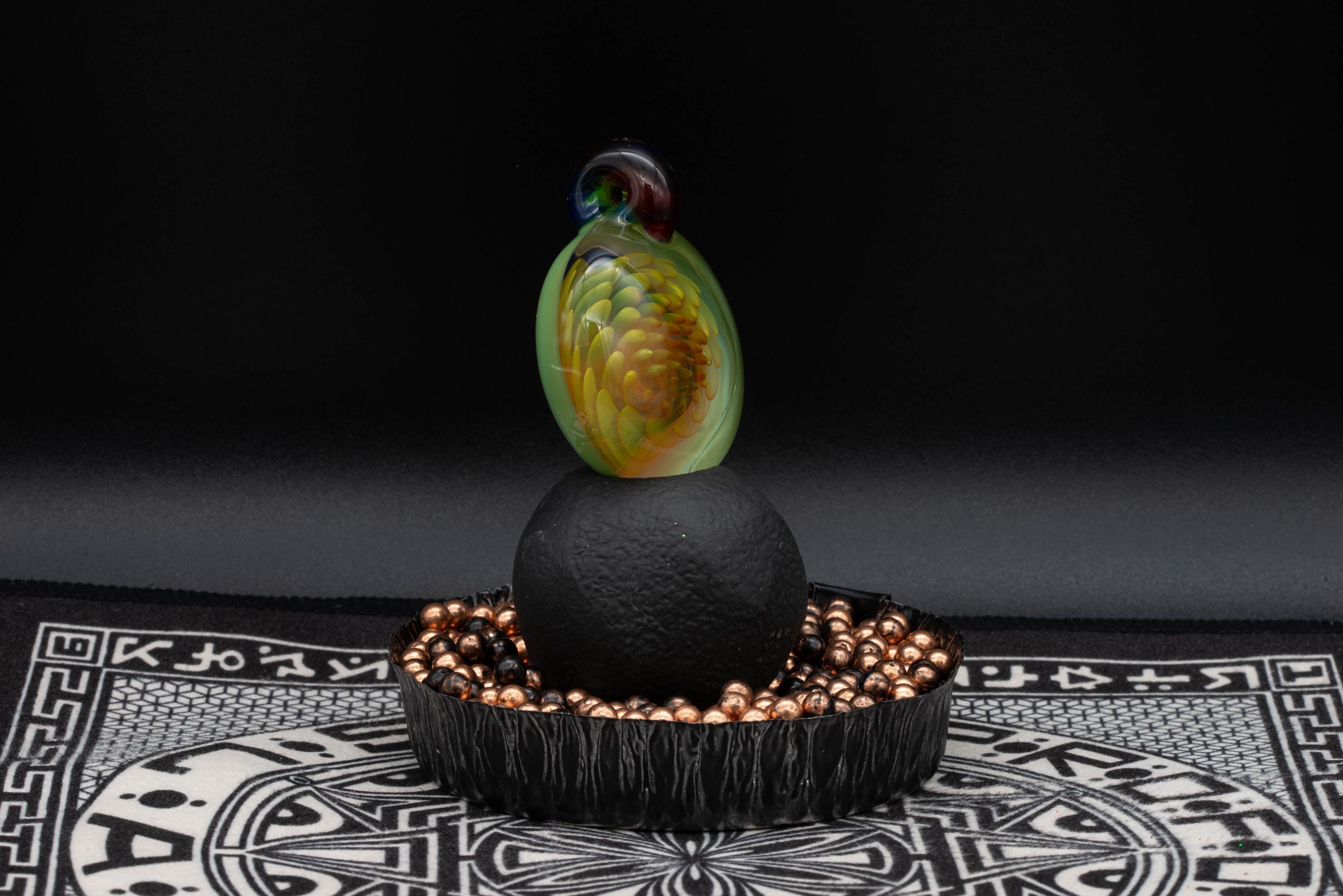 Fumed Borosilicate Implosion Pendant - Etsy