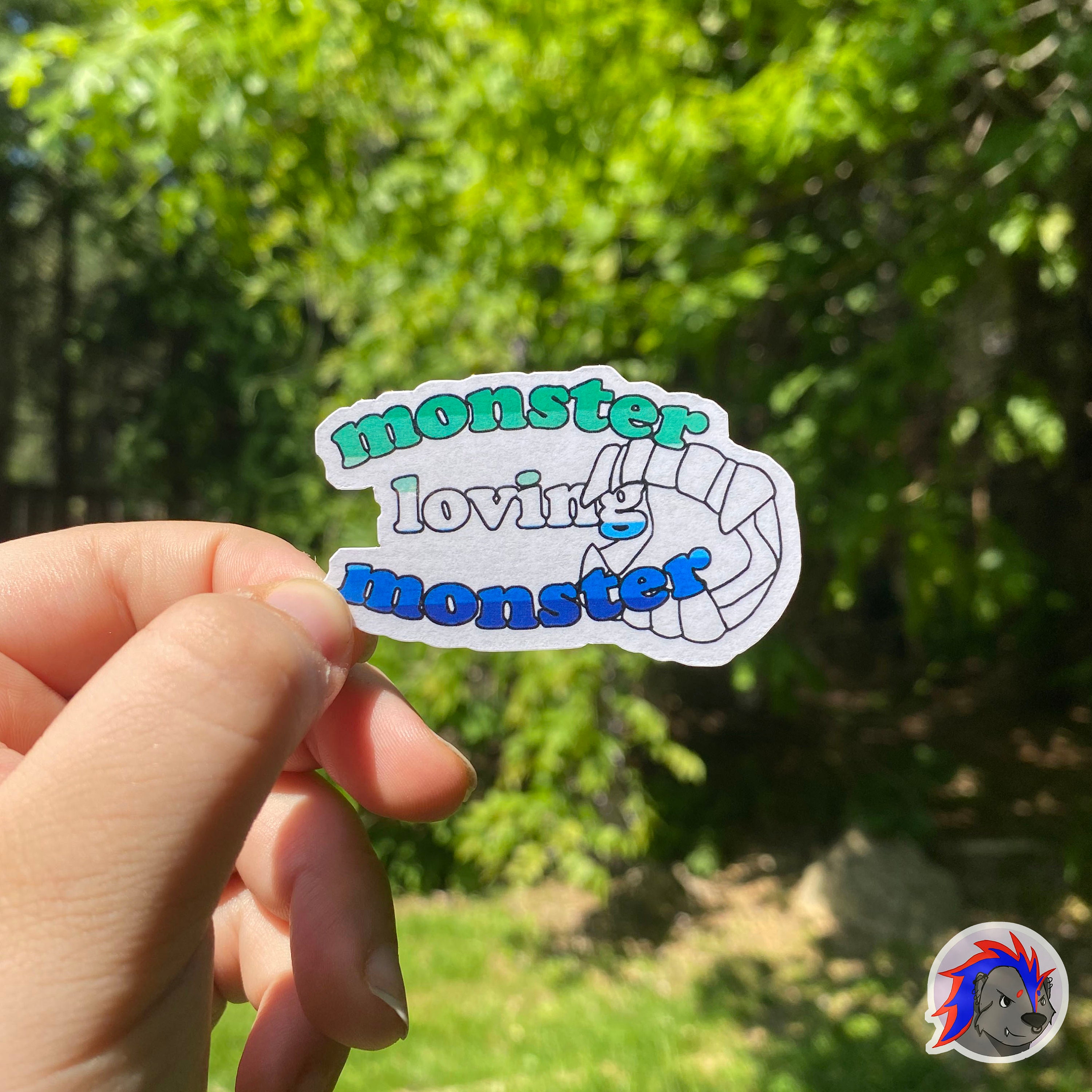 LGBTQ PRIDE STICKER Monster Loving Monster mlm gay | Etsy