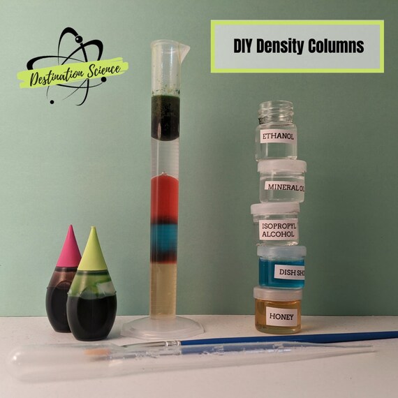 STEM Density Columns Introduction to Chemistry Kit Grades - Etsy