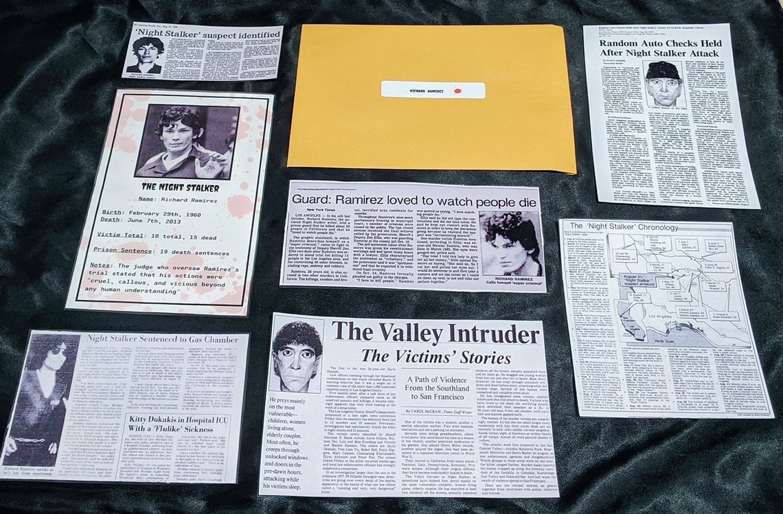 True Crime Cards Serial Killer Fact Cards Forensic Science - Etsy