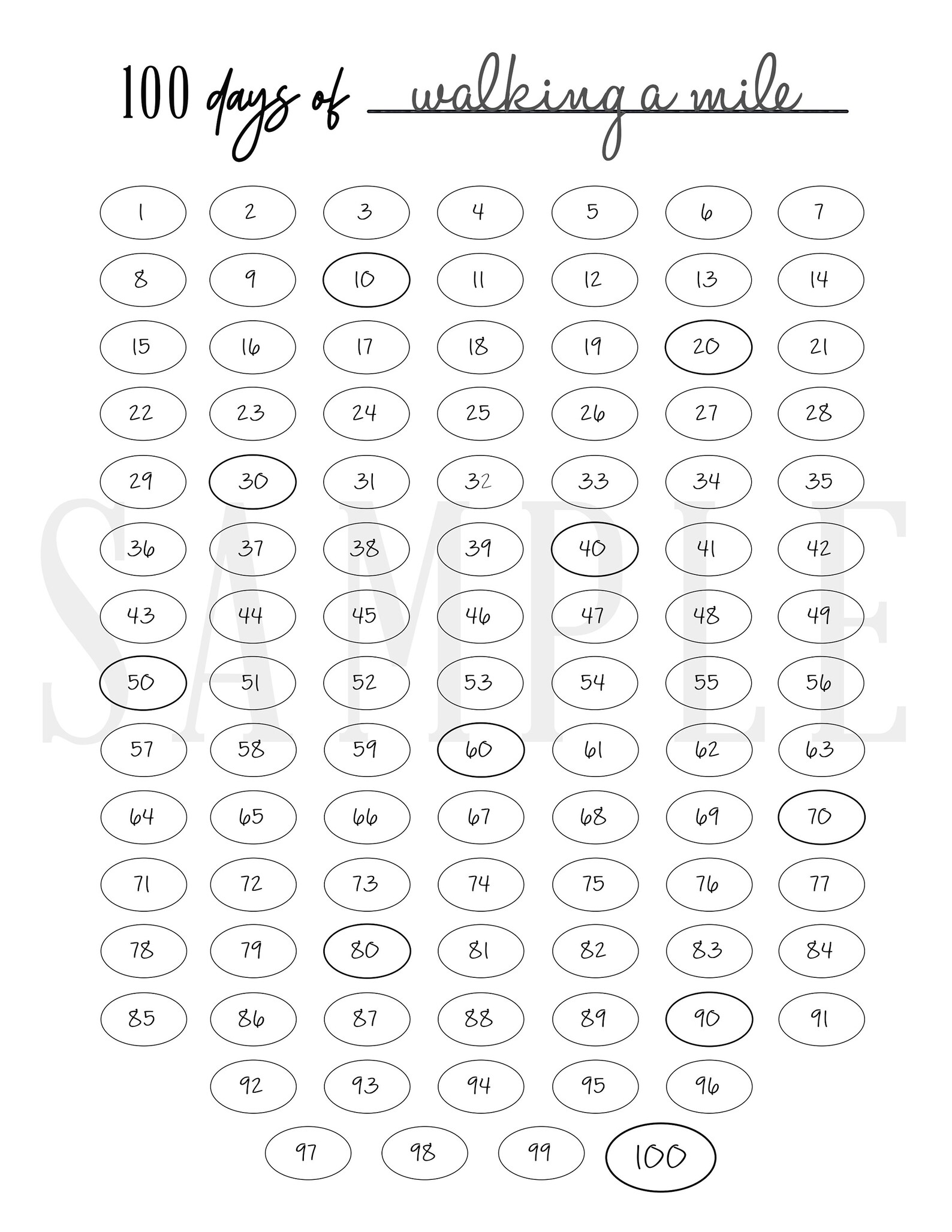 100 Tage Habit Tracker, tägliche Motivation, Planer, 100 Tage, Journal ...