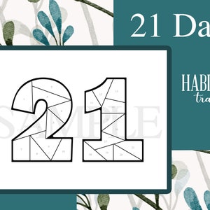 21 Day Habit Tracker, Weight Loss Journal, Planner, Countdown ...