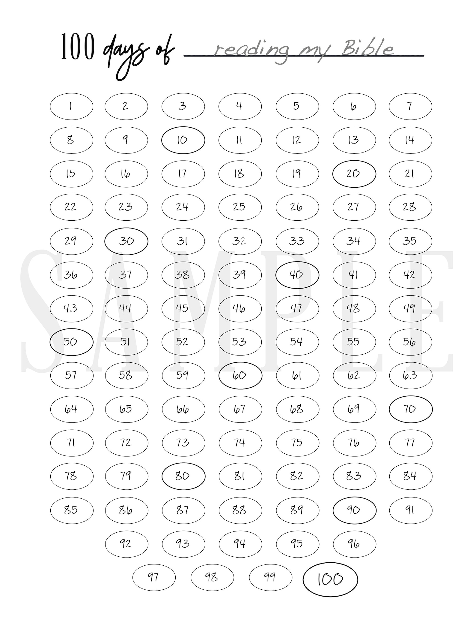 100 Tage Habit Tracker, tägliche Motivation, Planer, 100 Tage, Journal ...