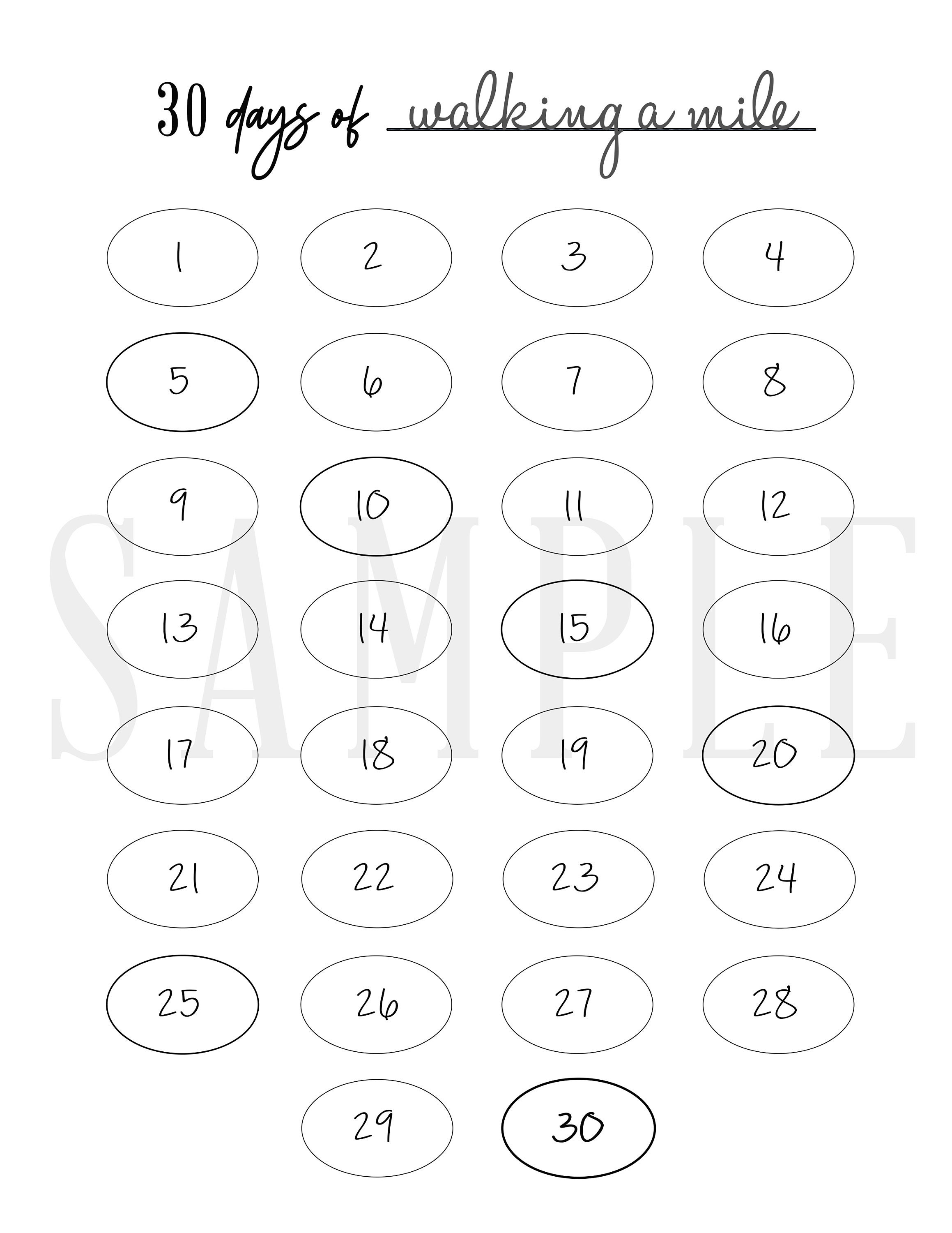 30 Day Habit Tracker, Daily Motivation, Planner, 30 Days, Journal ...