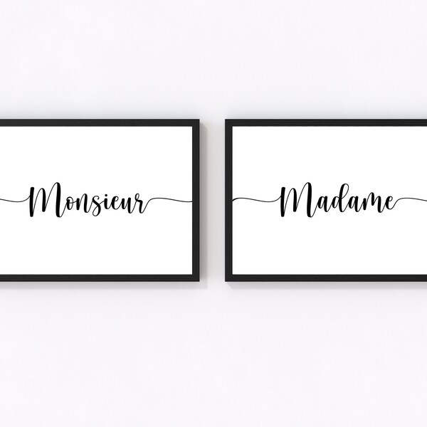 Madame Monsieur - Etsy