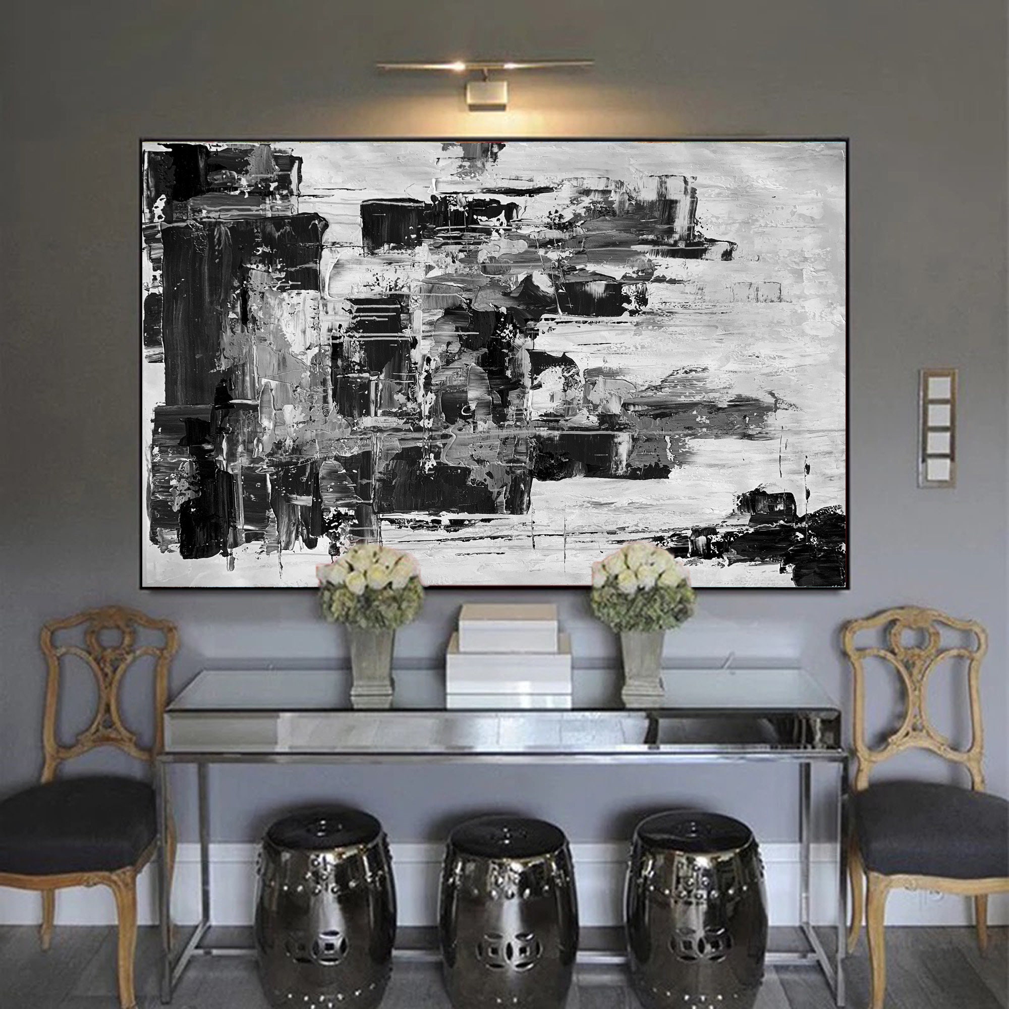 Large Wall Art Painting, Large Abstract Wall Art, Large Canvas Art ...
