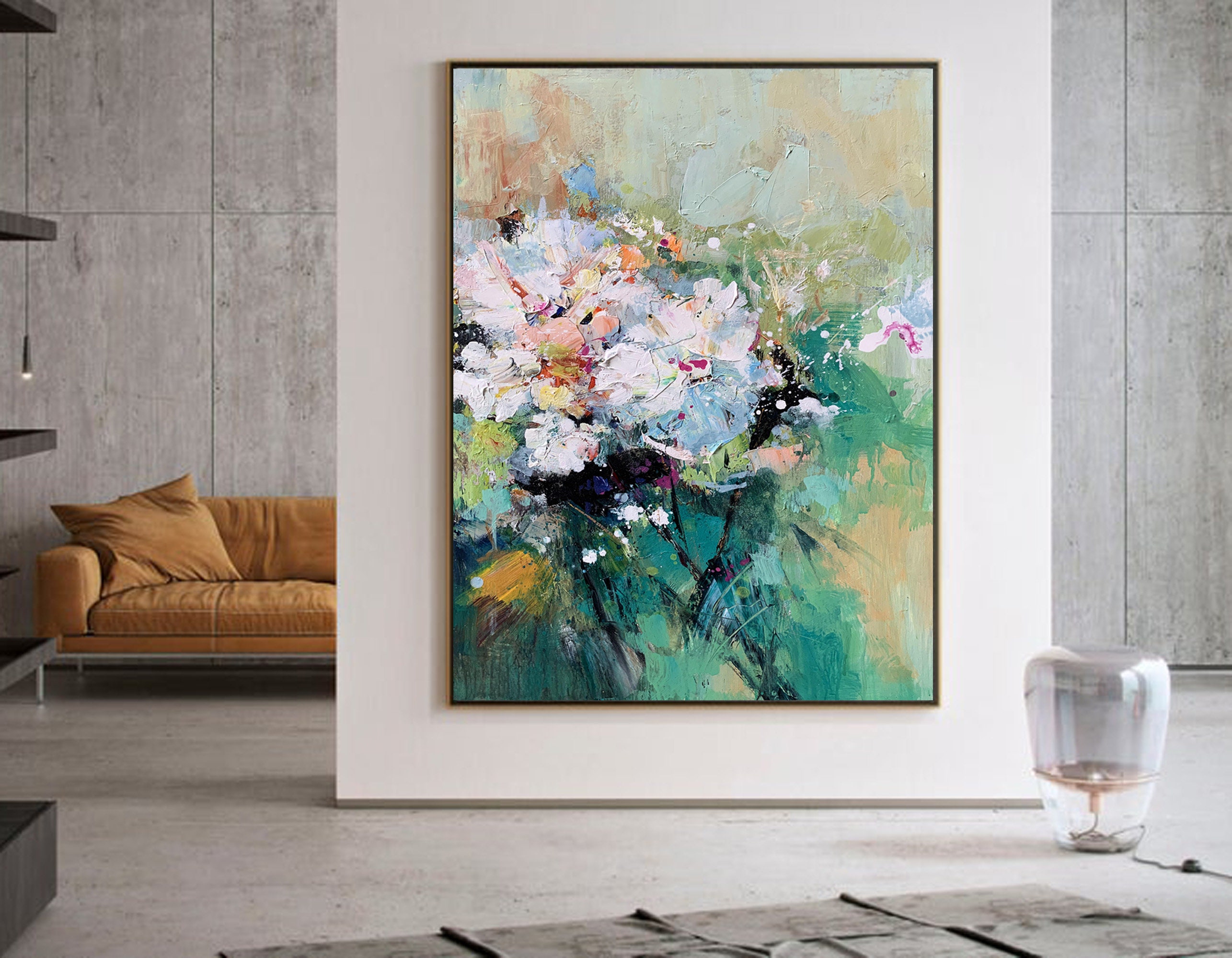 Large Canvas Art / Extra Large Wall Art / Large Original Abstract ...
