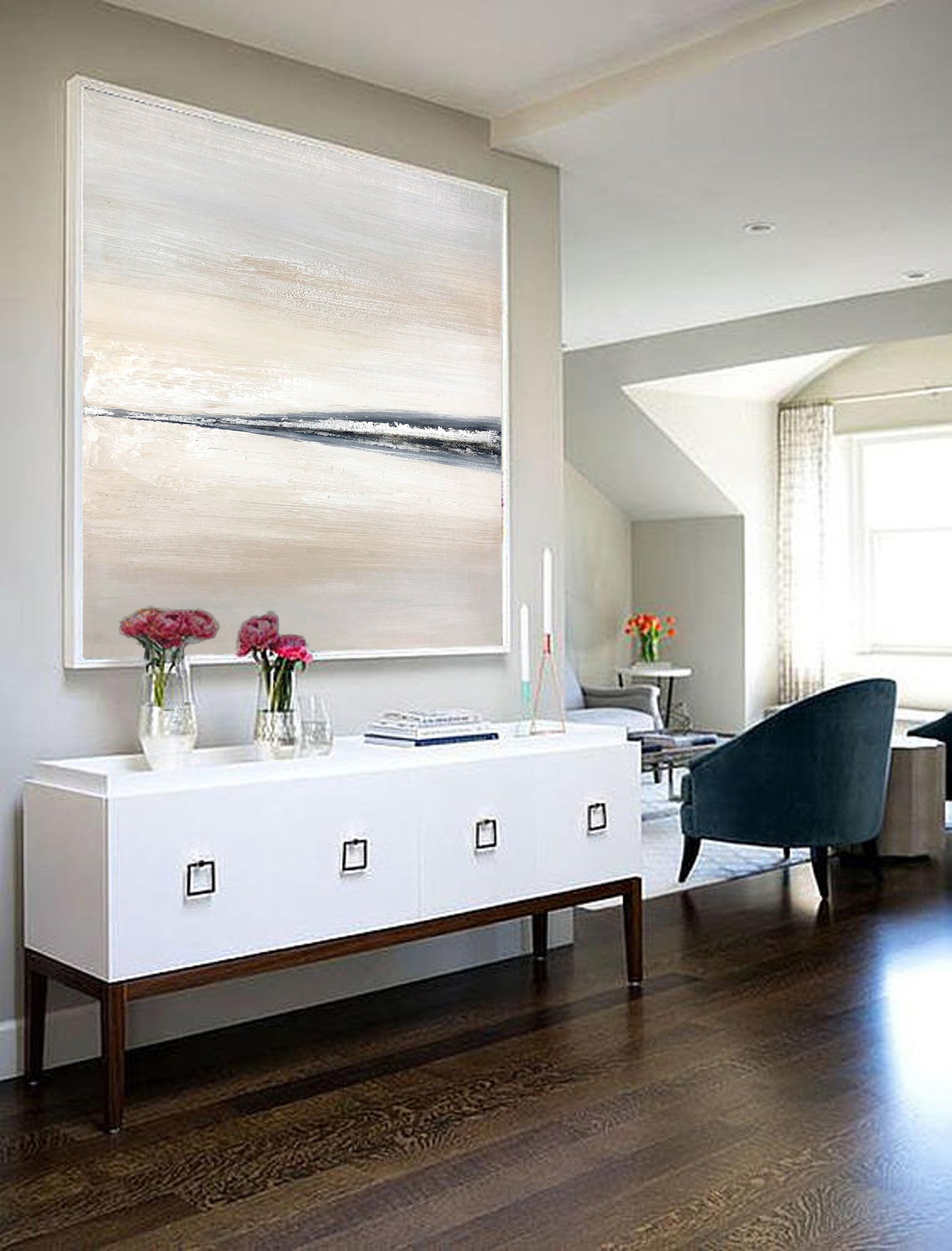 Large Abstract Wall Art, Large Modern Art, Large Modern Wall Art ...