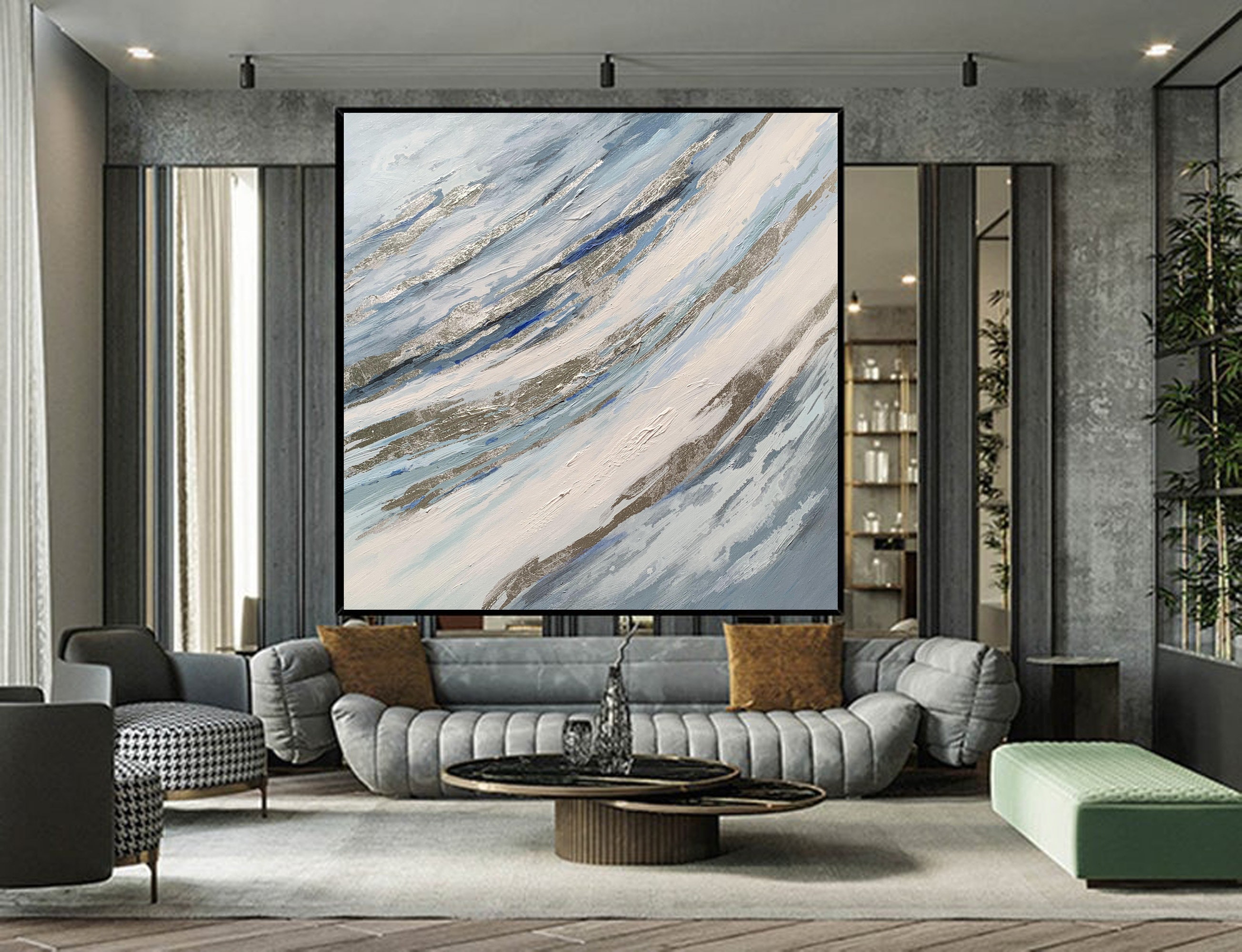 Large Abstract Wall Art Large Modern Art Large Modern Wall - Etsy