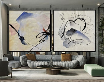 Set of Two Paintings - Etsy