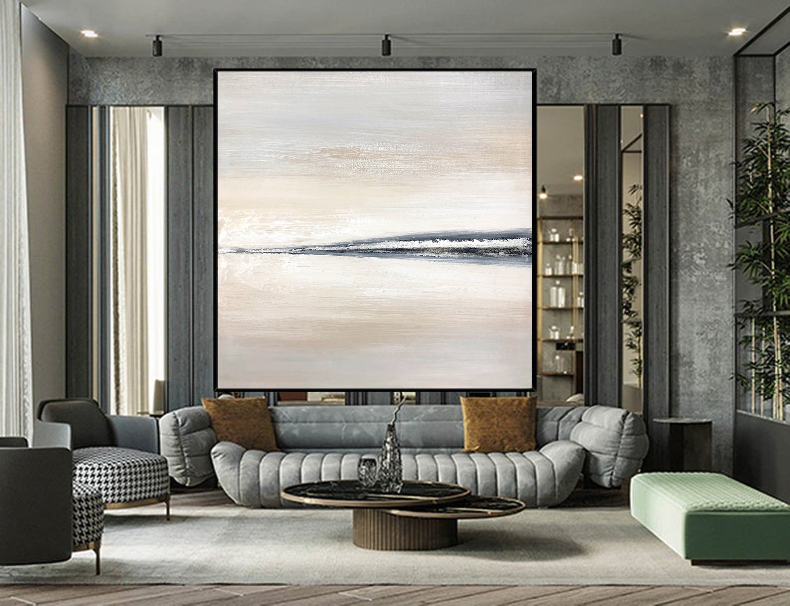 Large Abstract Wall Art, Large Modern Art, Large Modern Wall Art ...